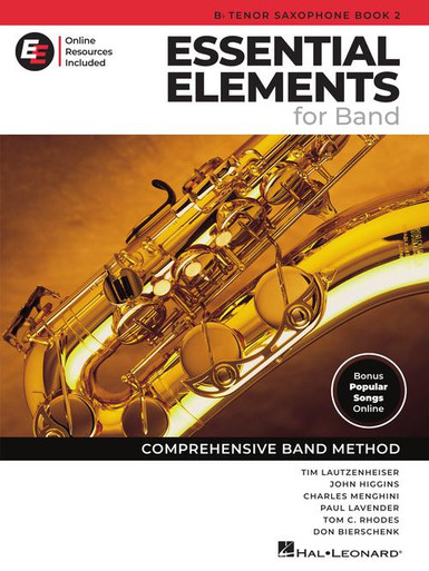 Essential Elements for Band - Book 2 with EEi [Tenor Sax] - The Music Den