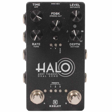 Keeley Halo Andy Timmons Dual Echo Effects Pedal USED - The Music Den