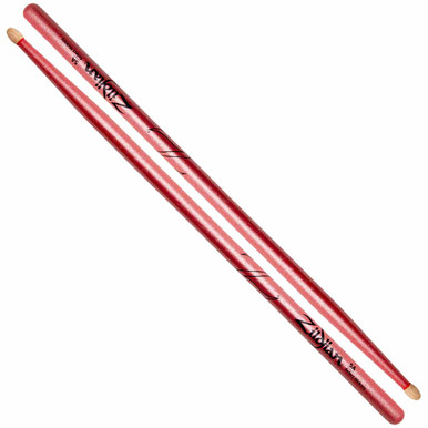 Zildjian 5A Chroma Pink (Metallic Paint) Drumsticks - The Music Den
