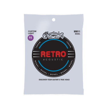 Martin Guitars Retro Monel Custom Light Strings - The Music Den