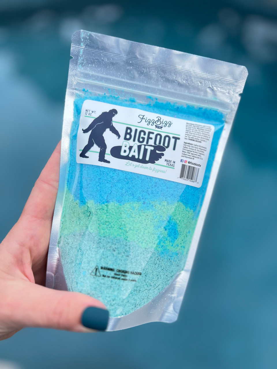 Bigfoot Bait- Kids Bath Salts - Fizz Bizz LLC
