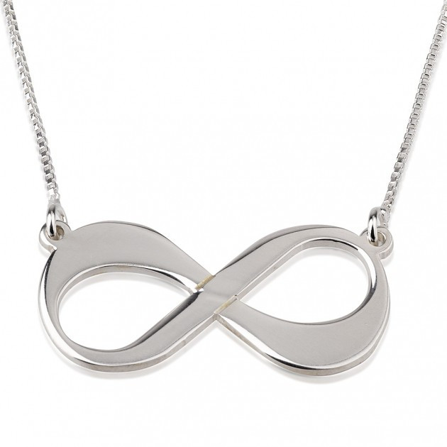 Love Sterling Silver Infinity Necklace | Ciao Bambina