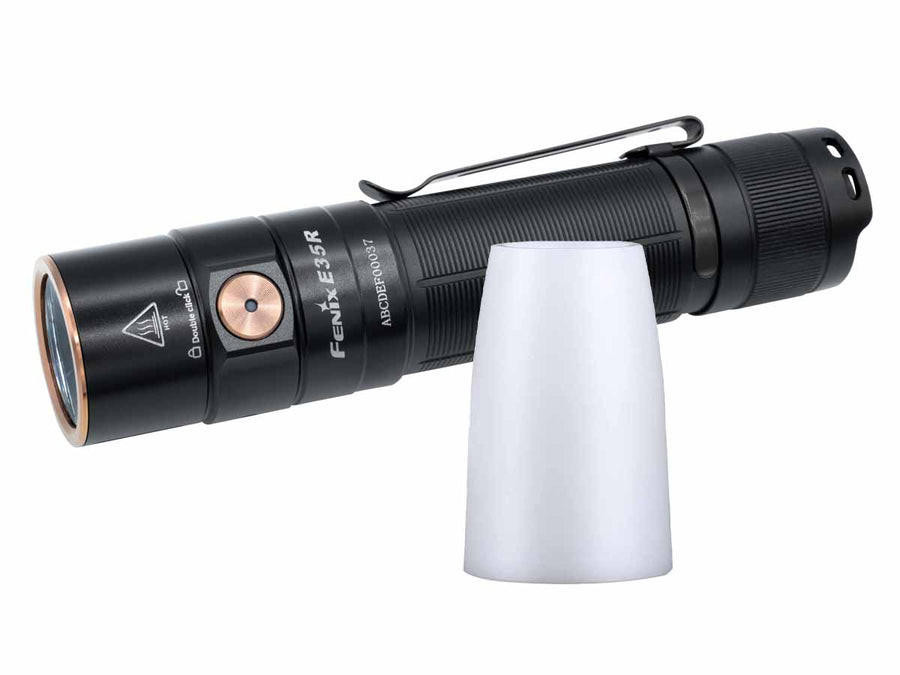 Fenix E35R Rechargeable EDC Flashlight + Free AOD-S V2 Diffuser ...