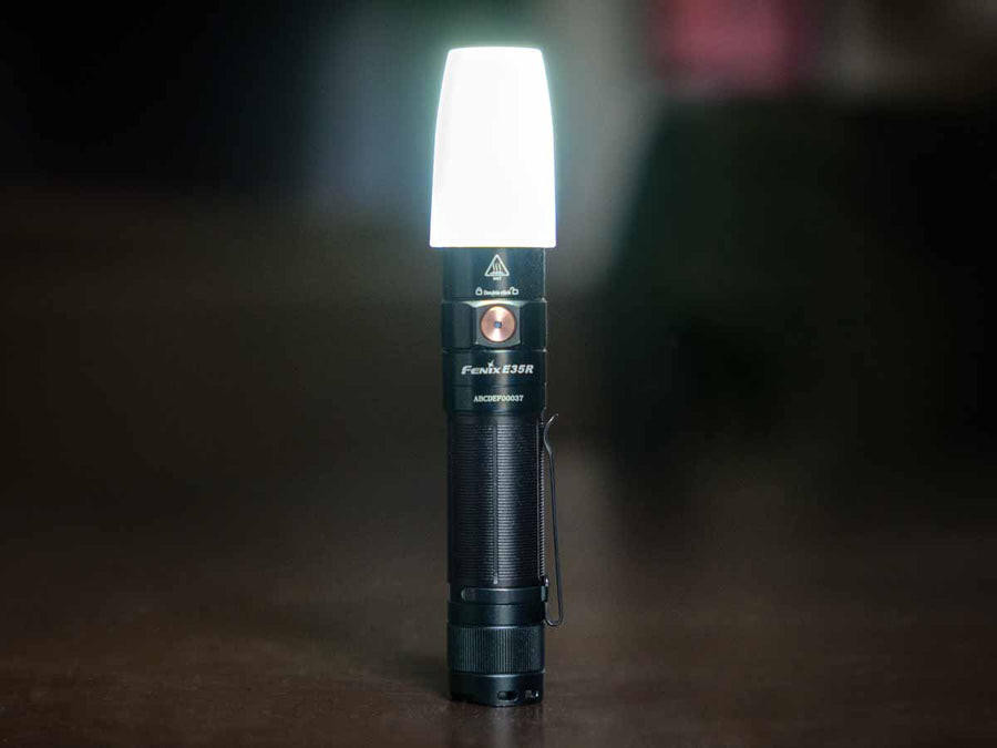 Fenix E35R Rechargeable EDC Flashlight + Free AOD-S V2 Diffuser ...
