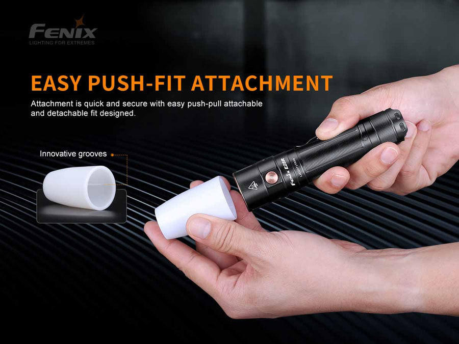 Fenix E35R Rechargeable EDC Flashlight + Free AOD-S V2 Diffuser ...