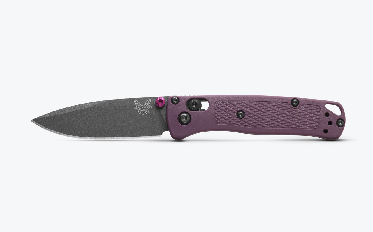 Benchmade 533GY-09 Mini Bugout Folding Knife S30V Blade, Dark Purple ...