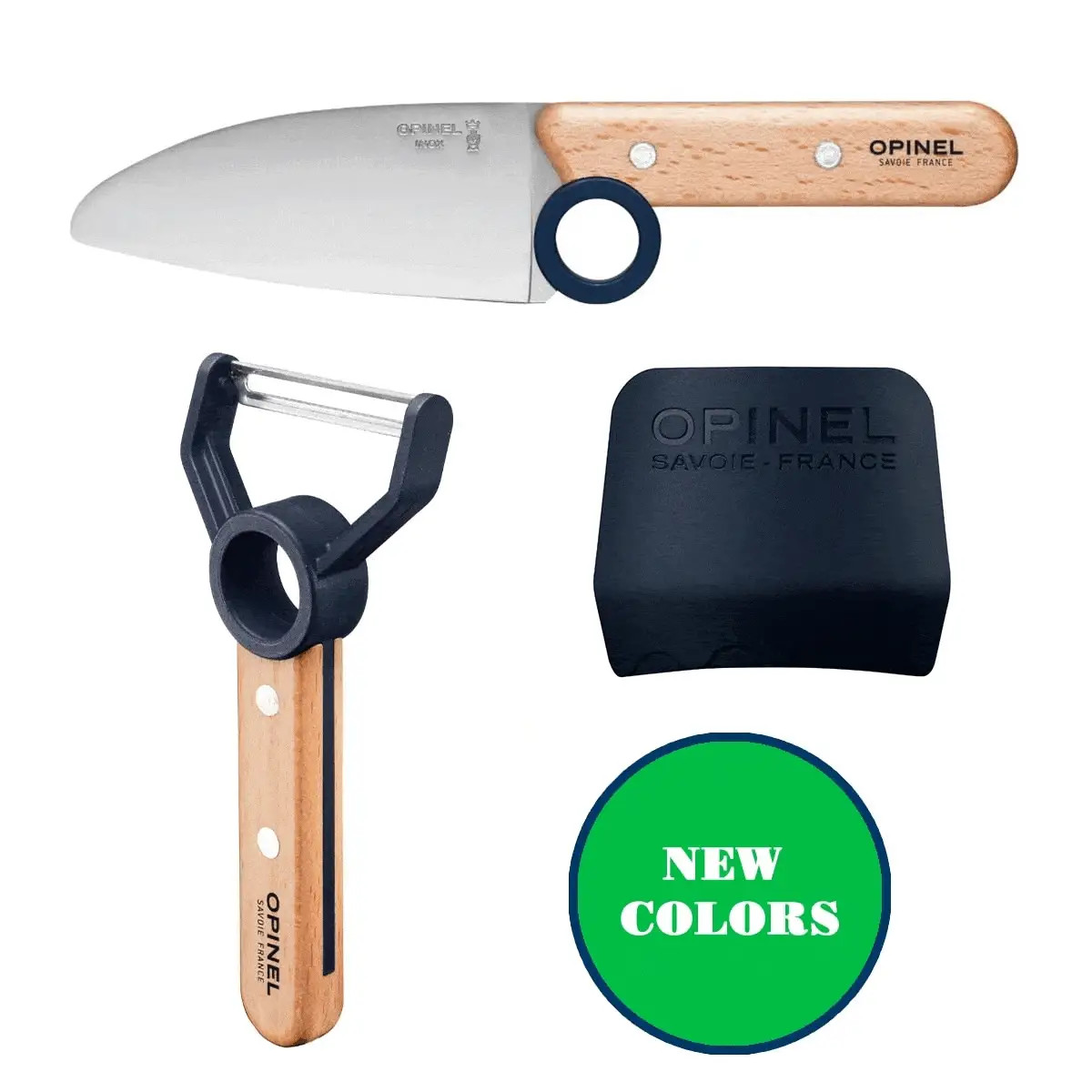 Opinel Le Petit Chef 3 Pcs Set - American Flags & Cutlery