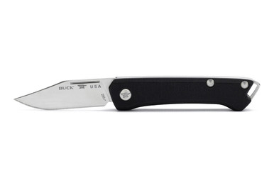 Buck 250 Saunter Slipjoint Folding Knife 154CM Clip Point Blade, Black ...