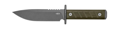 Zero Tolerance 0006 Fixed Blade, CPM-3V Clip Point Blade, OD Green G10 ...