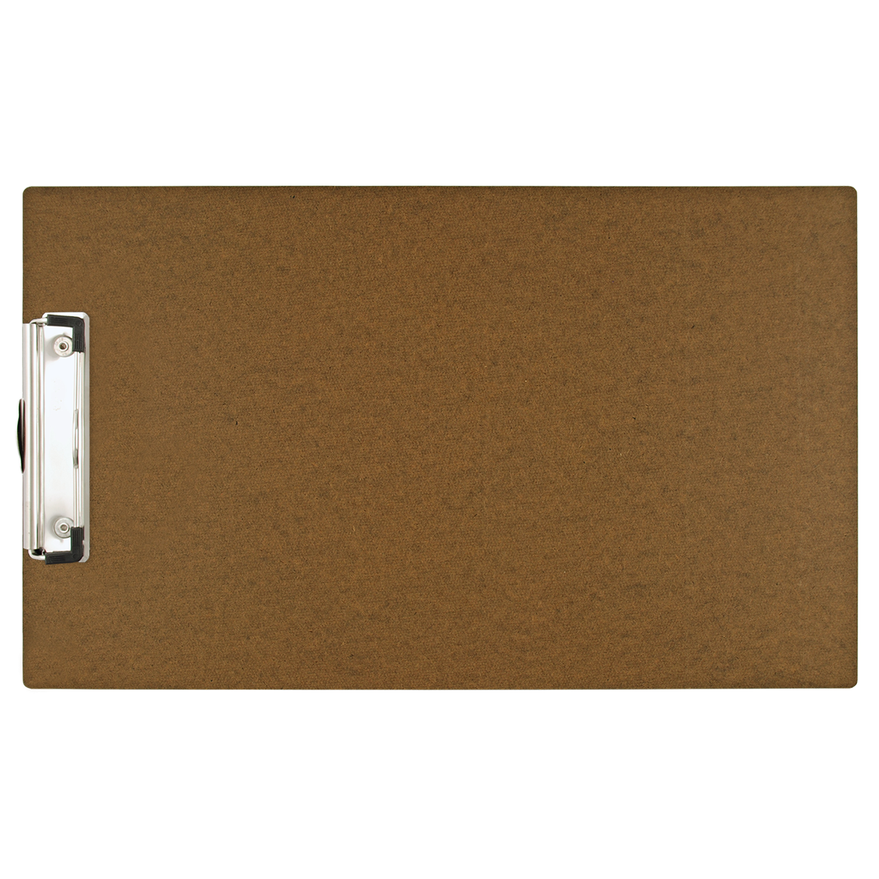11x17 Clipboard Hardboard Panel Featuring a Jumbo Board Clip Brown