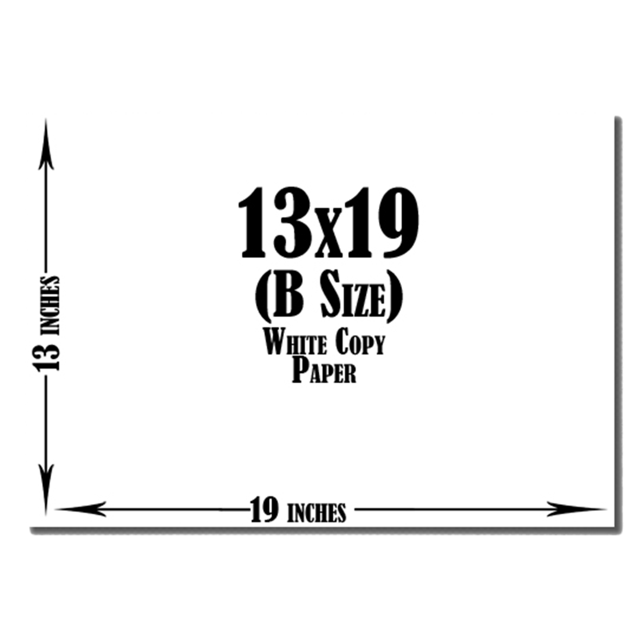 13x19 White Copy Paper (100 Sheets per Ream)