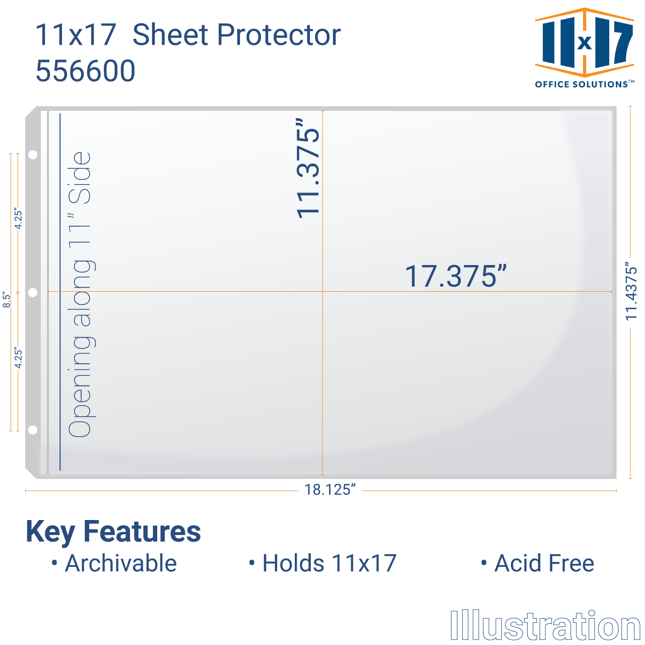 11x17 Sheet Protectors Sleeves Crystal Clear | Ruby Paulina