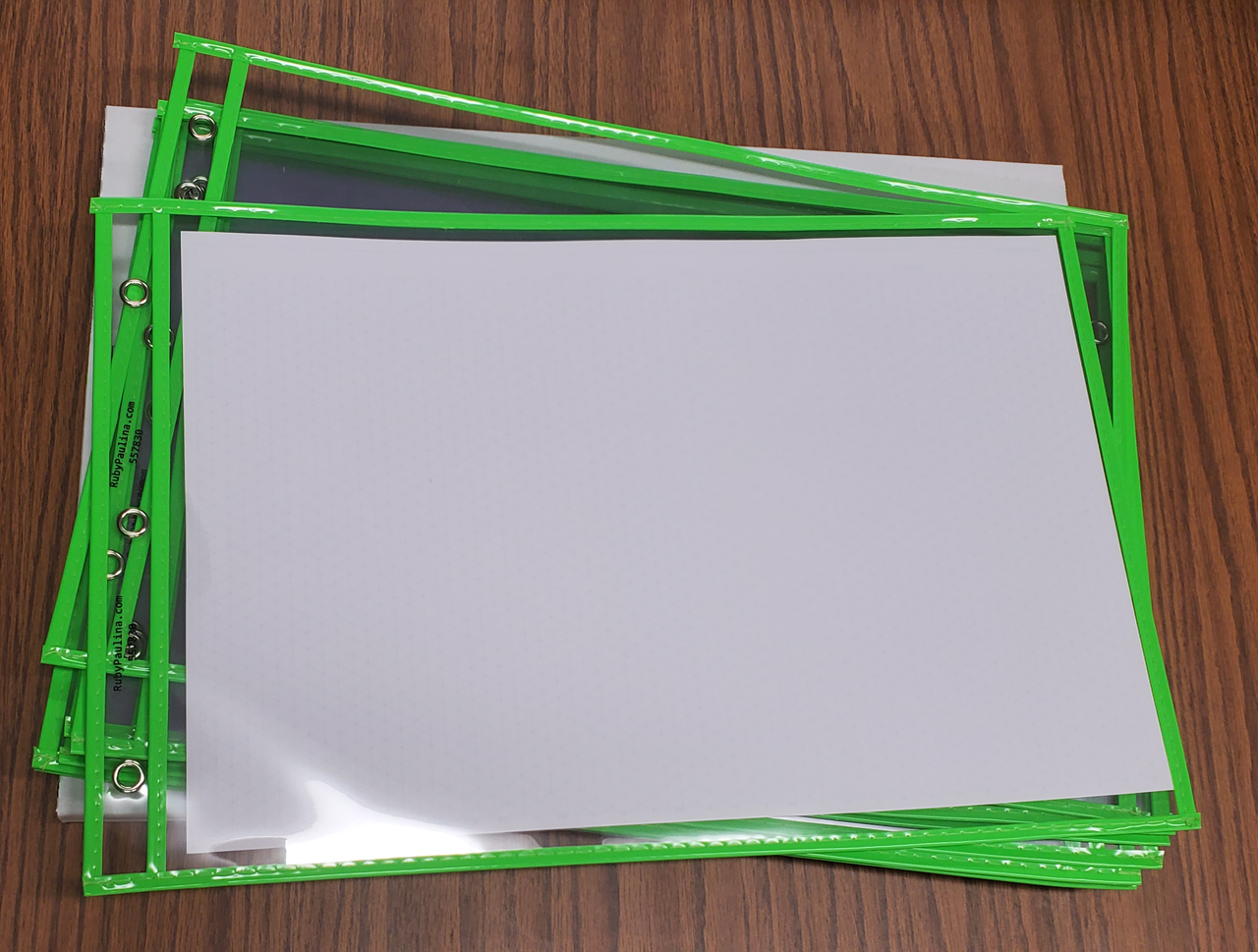 11x17 Shop ticket holders sheet protectors for tabloid paper