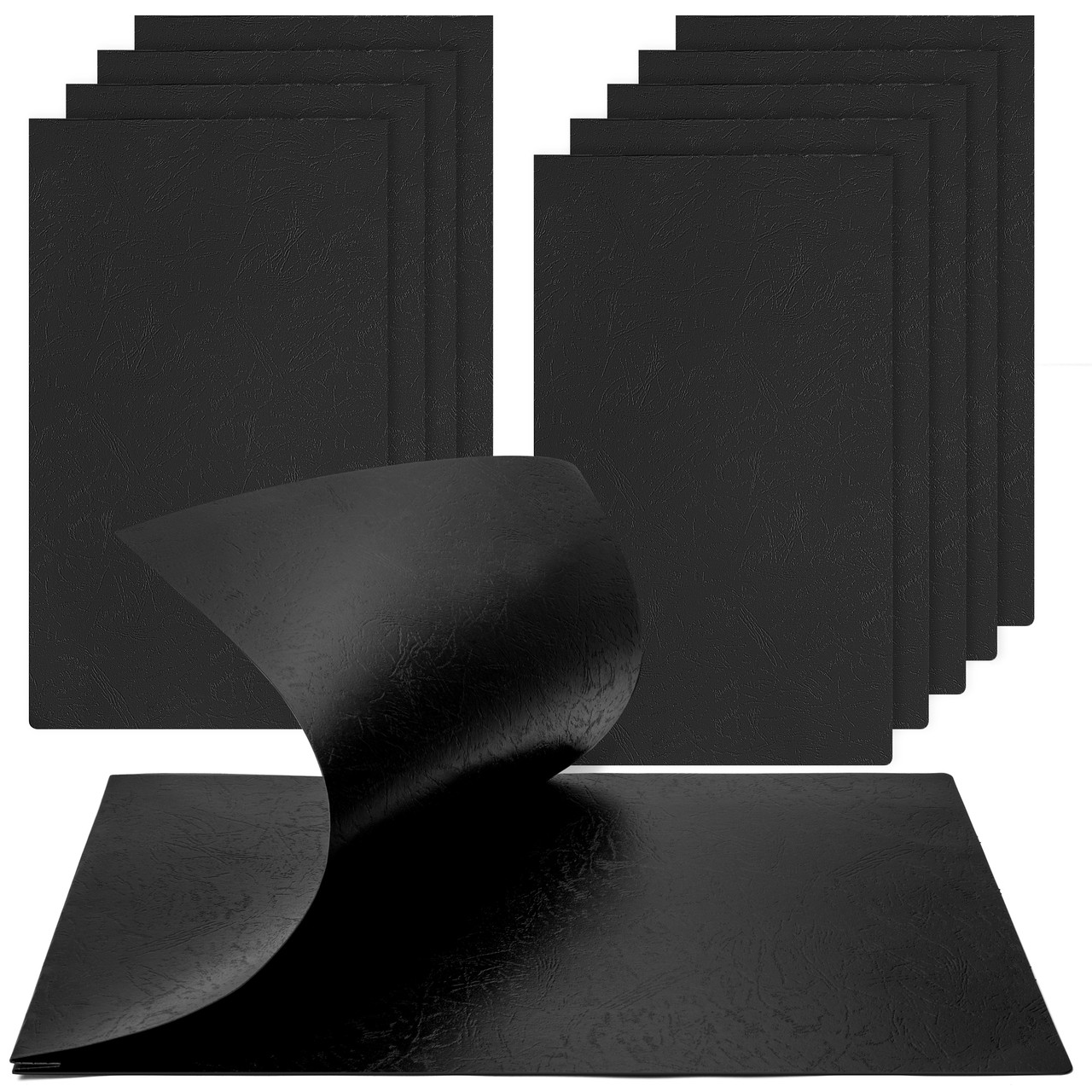11x17 Professional Compressed Fiberboard Report Covers – Pack of 10 - Black