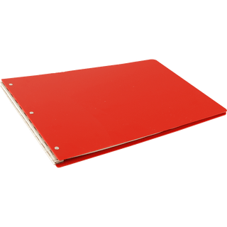 11x17 Screw Post Binder Acrylic Panel with fixed posts White