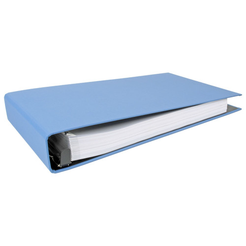 11x17 binder 2 inch lock 3 ring Turned Edge Blue | RP