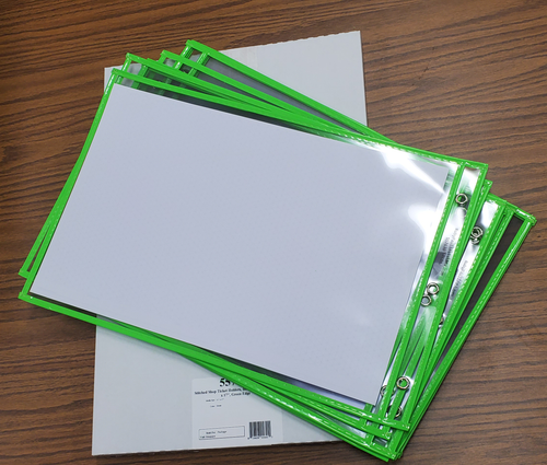 11x17 Shop ticket holders sheet protectors for tabloid paper