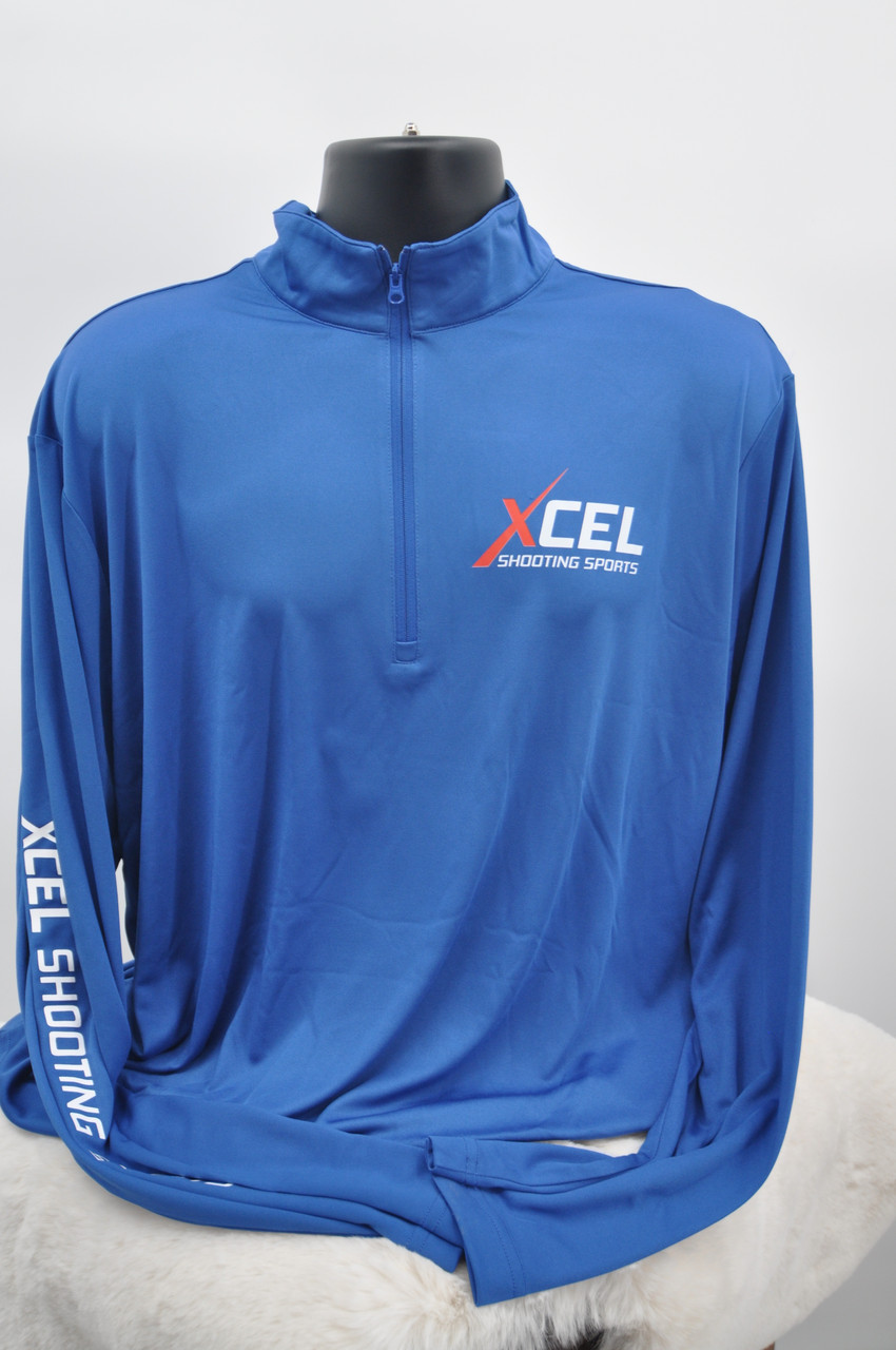 Xcel Long Sleeve Performance 1/4 Zip- Blue