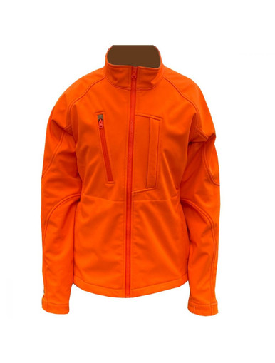 Wildfowler Women's Upland Soft Shell Jacket- Blaze Orange