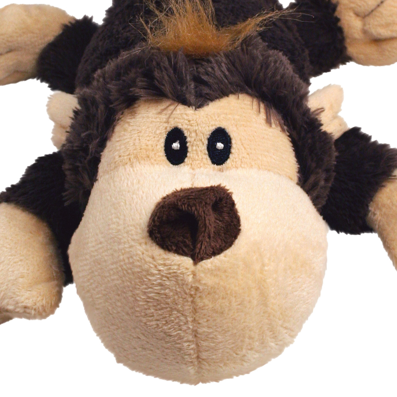 Cozie Funky Monkey Indoor Cuddle Squeaky Plush Dog Toy