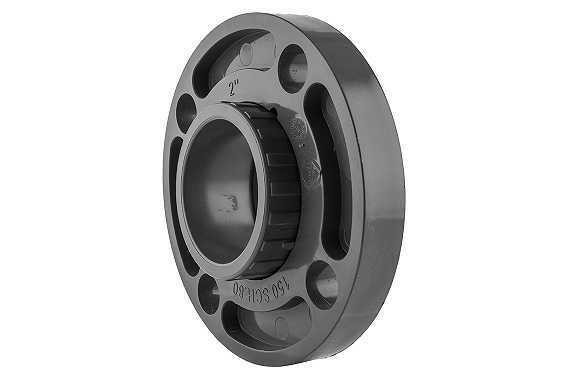 2" PVC Flange - Schedule 80 PVC- Van Stone Flange - Lehigh Valley Valve