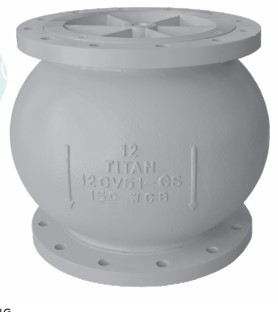 Globe Type Center Guided Silent Check Valve – Carbon Steel- CL 150