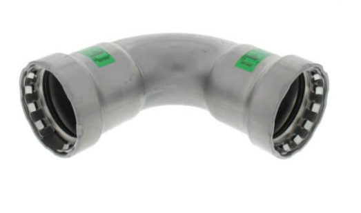 90 Degree Elbow Carbon Steel Press - EPDM - Mechanical