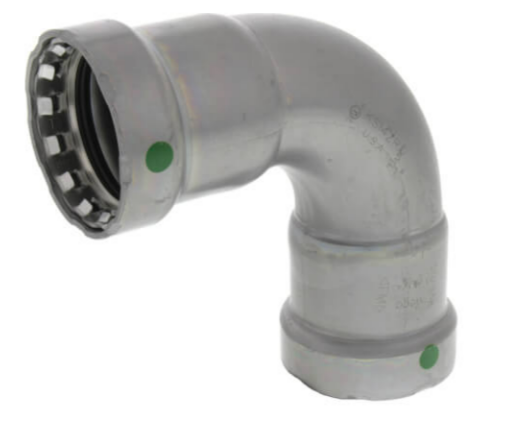 90 Degree Elbow Carbon Steel Press - EPDM - Mechanical