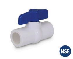 PVC Ball Valve - NSF Approved Sch. 40 Solvent - Lehigh Valley Valve