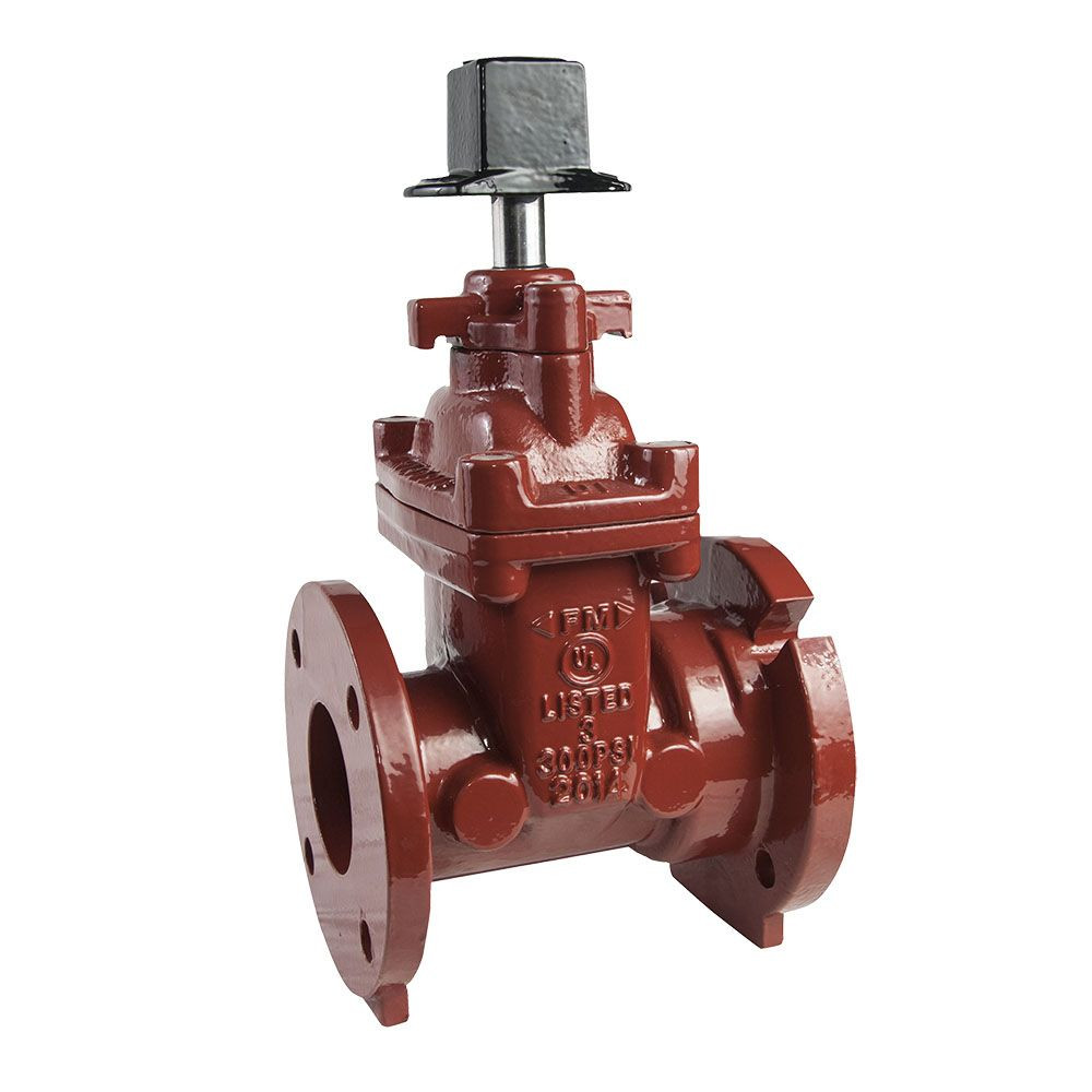 803 Series Ductile Iron UL/FM Flanged x Mechanical Joint NRS Gate Valve ...
