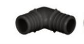 Black Poly PEX F1807 ELBOW