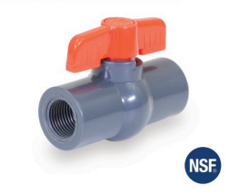 PVC Ball Valve - NSF Approved Sch. 80 Threaded - Lehigh Valley Valve