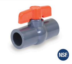 PVC Ball Valve - NSF Approved Sch. 80 Solvent - Lehigh Valley Valve