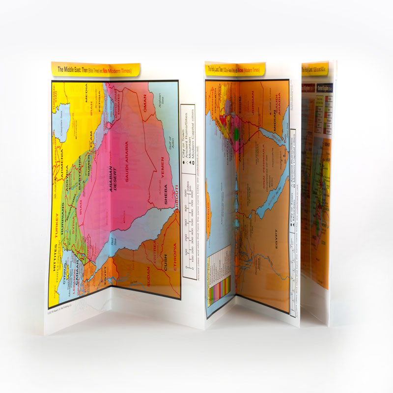 Then and Now Bible Maps Pamphlet| Museum of the Bible