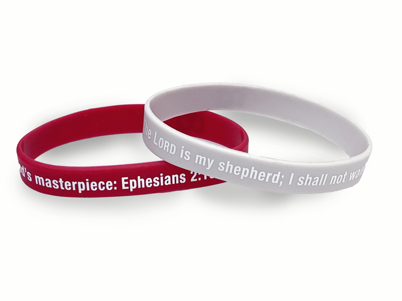 Scripture Rubber Bracelets - Museum of the Bible Store
