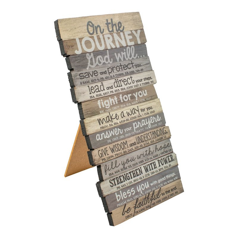 Tabletop Plaque On the Journey - Museum of the Bible Store