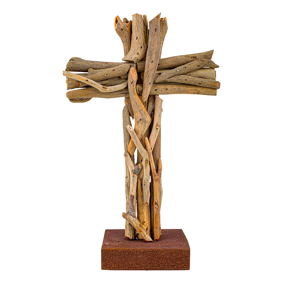 Driftwood Tabletop Cross - Museum of the Bible Store