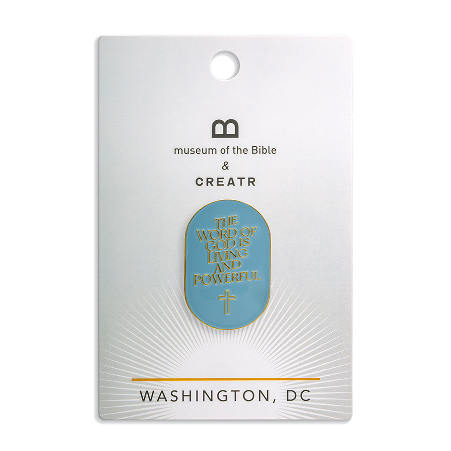 Museum of the Bible x CREATR - All Creation Sings Word of God Lapel Pin ...