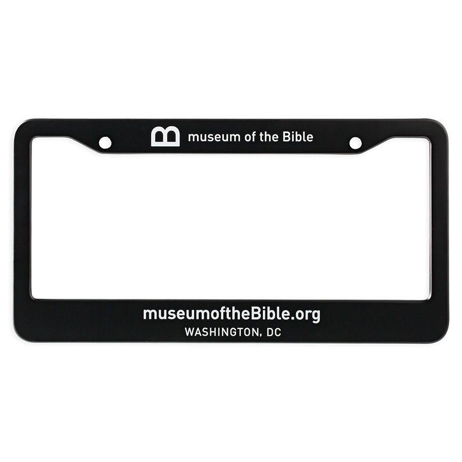 Museum of the Bible License Plate Frame - Museum of the Bible Store