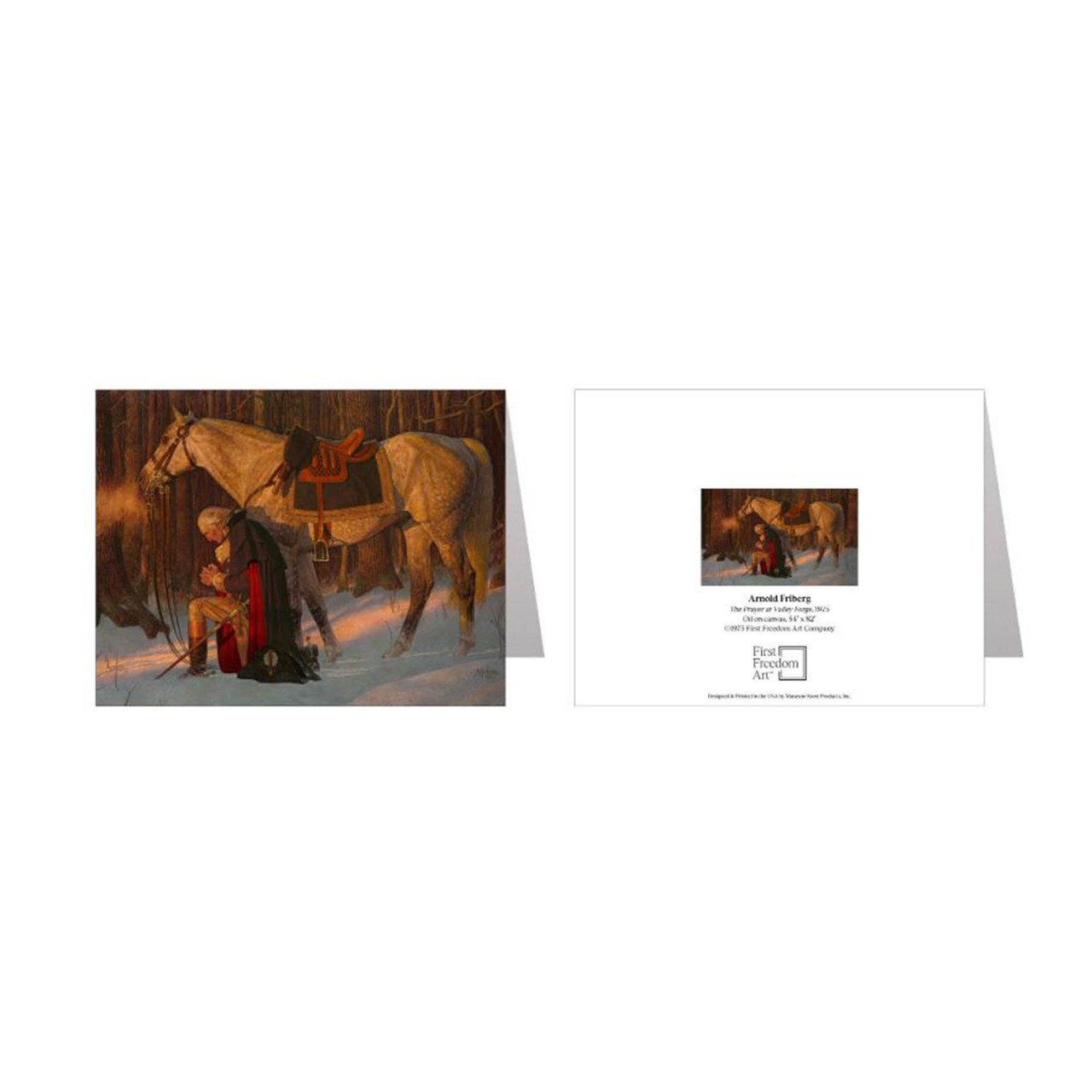 The Prayer at Valley Forge Notecard Set - Museum of the Bible Store
