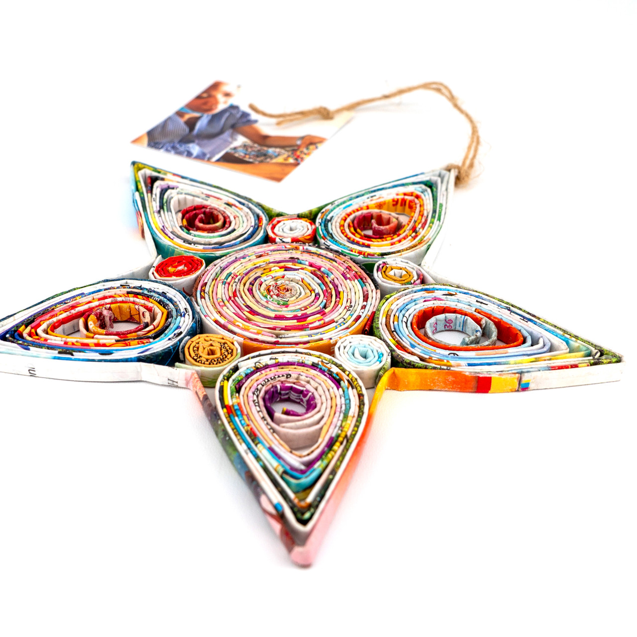 Recycle Paper Star Ornament - Museum of the Bible Store