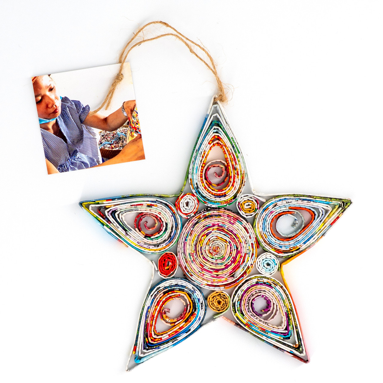 Recycle Paper Star Ornament - Museum of the Bible Store