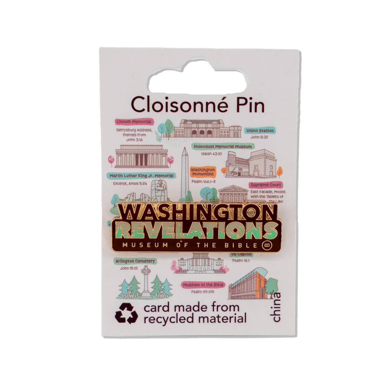 Washington Revelations Lapel Pin - Museum of the Bible Store