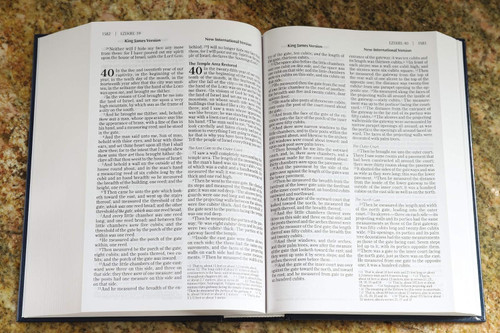 NIV / KJV Parallel Bible Large Print - Museum of the Bible Store