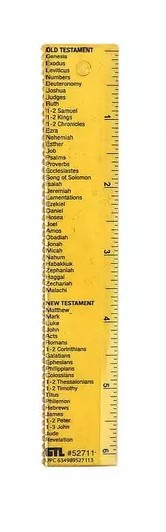Bible Books Ruler - Museum of the Bible Store