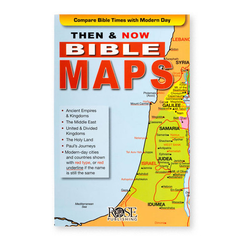 Then and Now Bible Maps Pamphlet| Museum of the Bible