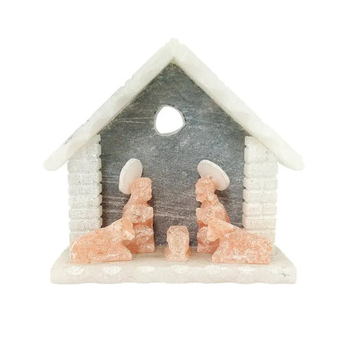 Tri-color Huamanga Alabaster Nativity - Museum of the Bible Store