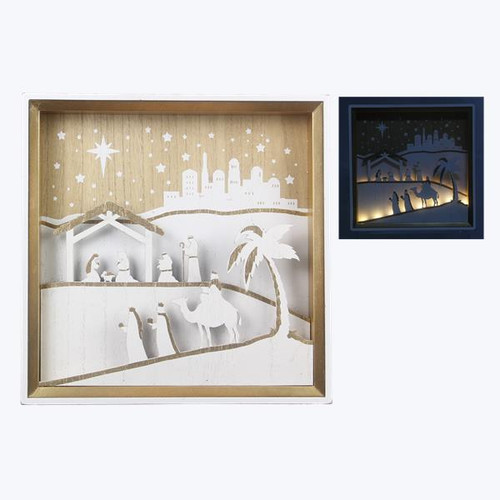 Nativity Box with Lights - Museum of the Bible Store