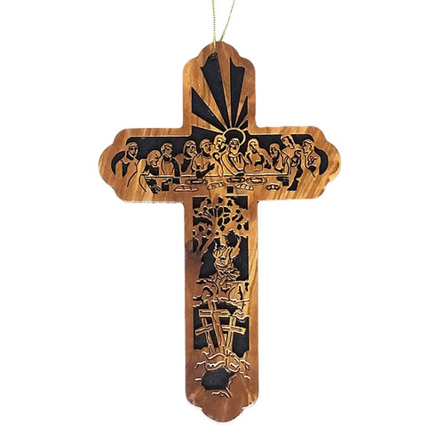 Olive Wood Last Supper Ornament | Museum of the Bible