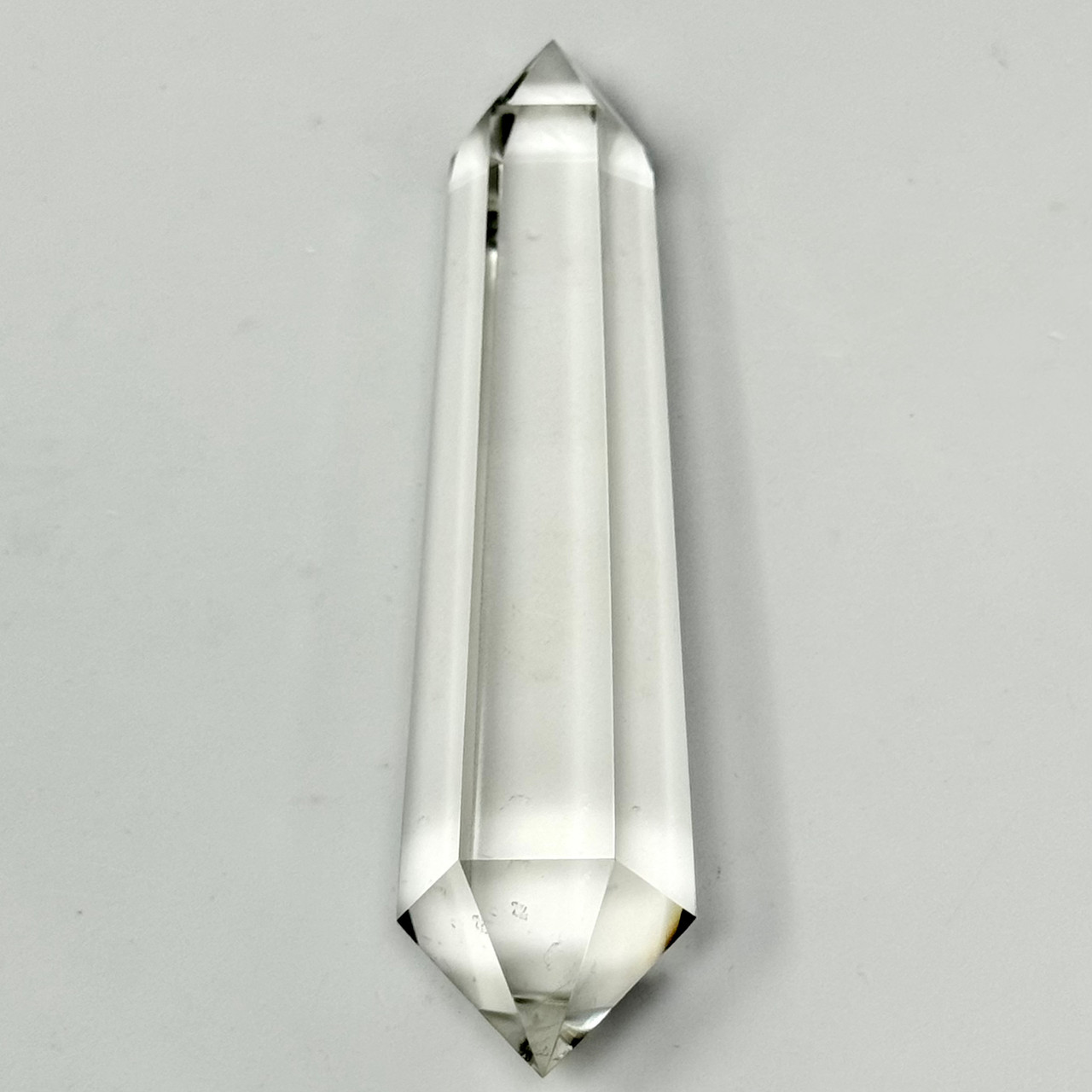 Mid-Size Vogel-Inspired Crystal Wand in Clear Quartz, 6 Facets - 90+ Grams